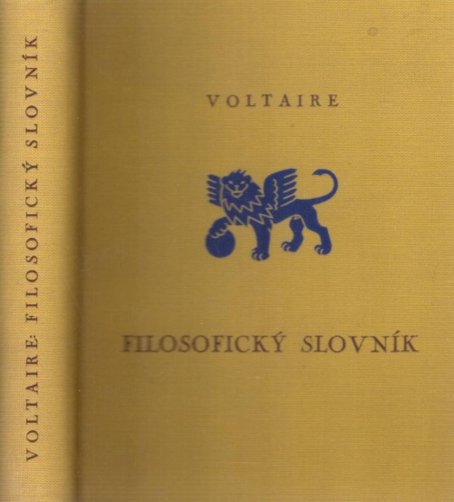 Filosofický slovník - Francois Marie Arouet Voltaire (kniha ...