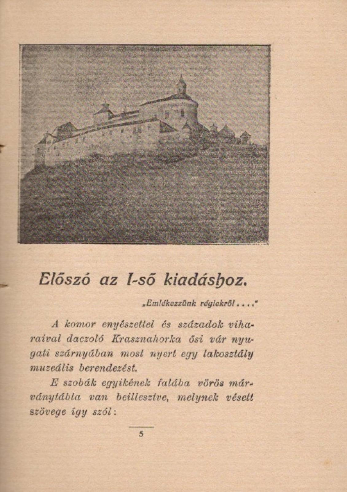 A Krasznahorkai Várban Létesitett Andrássy Francisca Grófné ...