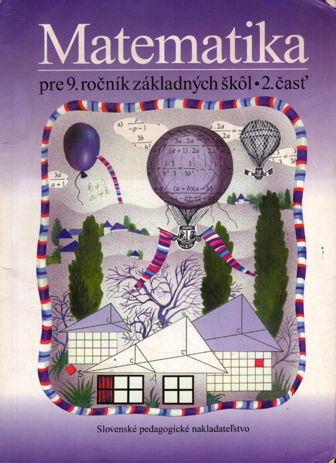 Matematika pre 9. ročník základných škôl - Ondrej Šedivý, Ľudovít ...