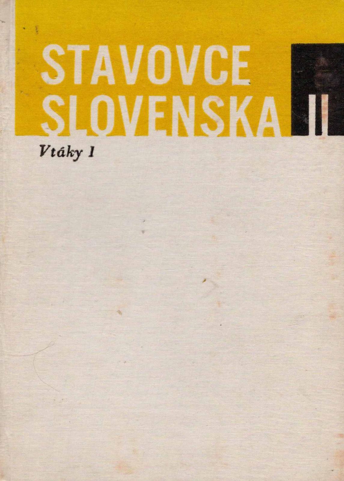 Stavovce Slovenska, Vtáky I. - Oskár Ferianc (kniha) | Antikvariatik.sk